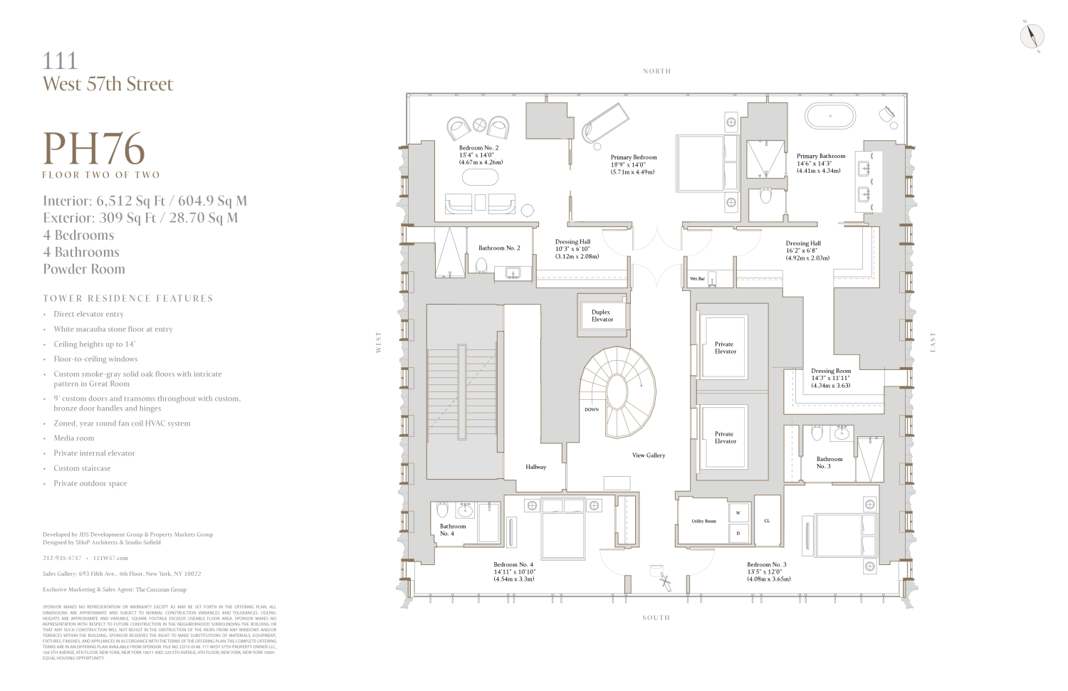 111 West 57th Street PH76, New York, NY, 10019 | Nest Seekers | Nest ...